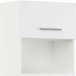 IMPULS K&Uuml;CHEN Klapph&auml;ngeschrank &raquo;"Valencia", in vier Breiten, H&ouml;he: 57,9 cm&laquo; vormontiert, mit Klappt&uuml;r und offener Nische wei&szlig; Dekorfolie, 