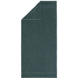 Egeria Handt&uuml;cher &raquo;Manhatten Gold&laquo; Uni Programm mit Streifenbord&uuml;re, reine Baumwolle grau Frottier, Obermaterial: 100% Baumwolle B/L: 50cmx100cm, 2 Stk., 