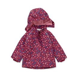 Tchibo - Kinder-Thermo-Regenjacke mit Fleecefutter - Baby - Gr. 74/80 - blau/print