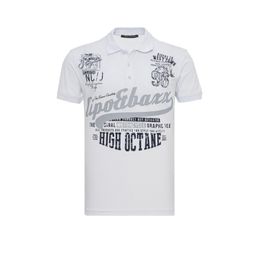 Cipo & Baxx Cipo & Baxx T-Shirt 'CT794' in Regular Fit Herren Gr&ouml;&szlig;e XXL wei&szlig;