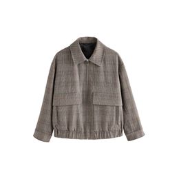 next Jacke Damen Gr&ouml;&szlig;e XXL beige / grau / schlammfarben Sommerjacke