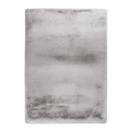 Kayoom Teppich &raquo;Subb 925&laquo; rechteckig 48 mm H&ouml;he Hochflor, Kanninchen Fell Haptik, alle R&auml;ume, leichter Glanz grau Polyester B : 120cm 1 Stk., 48mm, L: 170cm