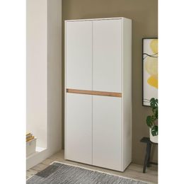 Home Affaire Schuhschrank &raquo;City/Giron, modernes Schuhregal, Schrank f&uuml;r 32 Schuhe, Schuhkommode&laquo; acht Schuhf&auml;cher, viel Stauraum, 93 cm breit wei&szlig; FSC