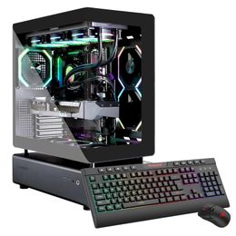 GAMEMAX Gaming-PC &raquo;N80 BK 8048 AMD Ryzen 5 9600X 32GB DDR5 1TB SSD RTX 5070&laquo; Windows 11, DDR5 RAM, Wasserk&uuml;hlung schwarz WLAN AX (Wi-Fi 6E) & 