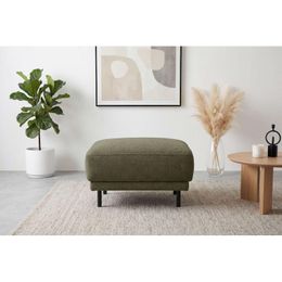 OTTO home Polsterhocker &raquo;Sveeva, 73x57 cm, schwarze Metallf&uuml;&szlig;e&laquo; langlebiger Webstoff, viele Farben zur Auswahl gr&uuml;n 100% PES B/H/T: 73cm x 47cm x 57cm