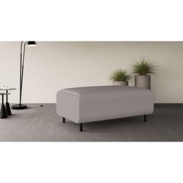 OTTO home Polsterhocker &raquo;ARROS gro&szlig; mit Wellenunterfederung, Ma&szlig;e B/T/H: 120/70/46 cm&laquo; passend zur Serie, in hochwertiger Verarbeitung grau 100% 