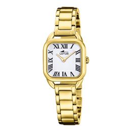 Lotus Damen Quarzuhr &raquo;2Gether&laquo; Armbanduhr, Damenuhr, Edelstahlarmband, Ideal auch als Geschenk gold Einheitsgr&ouml;&szlig;e
