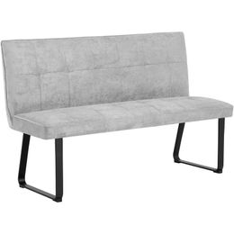 ByLiving Polsterbank &raquo;Talea&laquo; Breite 140 oder 160 cm, in verschiedenen Farben erh&auml;ltlich grau 100% Polyester B/H/T: 140cm x 92cm x 58cm