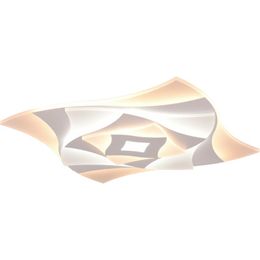 Trio Leuchten LED Deckenleuchte &raquo;AKITA Wand- oder Deckenlampe mit Fernbedienung dimmbar Memoryfunktion&laquo; LED-Board 1 Stk. Farbwechsler warmwei&szlig; - 