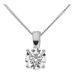Firetti Damen Kettenanh&auml;nger &raquo;Schmuck Geschenk Gold 333 Halsschmuck Anh&auml;nger Solit&auml;r Lab Grown&laquo; mit Brillant 1,25 VS = sehr kleine Einschl&uuml;sse, 