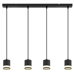 Globo LIGHTING H&auml;ngeleuchte &raquo;LUCERO&laquo; GX53 1 Stk. Warmwei&szlig; H&auml;ngelampe/Pendelleuchte/Esszimmer/Wohnzimmer/Esstisch schwarz 1 Stk.