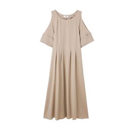 adL Kleid Damen Gr&ouml;&szlig;e 40 beige Sommerkleid