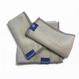 Mulex Mikrofasertuch &raquo; Waffelt&uuml;cher 3er Set, Multifunktionst&uuml;cher&laquo; (Mikrofaser 39 cmx39 cm Set, 3 Stk. tlg. 3-in-1 Mikrofasertuch, streifenfrei reinigen 