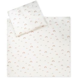 Julius Z&ouml;llner Kinderbettw&auml;sche &raquo;Baby- und Kinderbettw&auml;sche aus 100% Bio-Baumwolle&laquo; 2 Stk. erh&auml;ltlich in den Gr&ouml;&szlig;en 80x80+35x40cm und 100x135+40x60cm bunt Linon, 