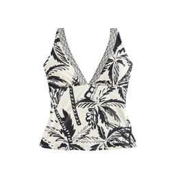 Next Tankini Top female size S Black / White