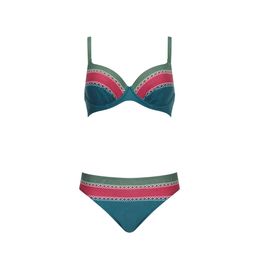 Olympia Bikini female size XL Petrol / Rose