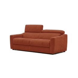 Egoitaliano Schlafsofa &raquo;STRIKE, Made in Italy-Designsofa mit Dauerschlaffunktion,Breite 195 cm&laquo; Bettsofa, Luxus-Microfaser Lederoptik mit verstellbaren 