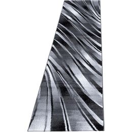 Ayyildiz Teppiche Teppich &raquo;Parma 9210, auch als L&auml;ufer erh&auml;ltlich&laquo; rechteckig 9 mm H&ouml;he L&auml;ufer, Kurzflor, Wohnzimmer schwarz Kunstfaser B : 80cm 1 Stk., 9mm, L: 300cm