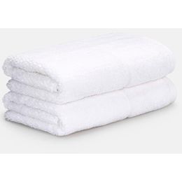 M&ouml;ve for frottana Handtuch &raquo;Pearl&laquo; mit Perloptik wei&szlig; Frottier, Baumwolle B/L: 50cmx100cm, 2 Stk., 2 Handtuch, Frottier