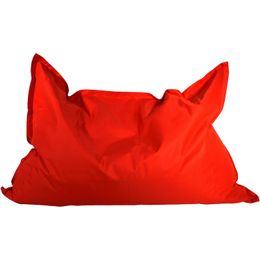 Kinzler Sitzsack &raquo;Meso&laquo; 1 Stk. tlg. Uni Farben, Outdoor geeignet, ideal im Wohnzimmer & Kinderzimmer rot Polyester B/H/T: 100cm x 10cm