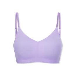 Schiesser Bra ' Invisible Soft ' female size 80 Lilac / Light purple