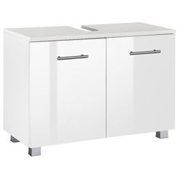 Welltime Waschbeckenunterschrank &raquo;Trento, verschiedene Ausf&uuml;hrungen und Farben&laquo; Badm&ouml;bel Unterschrank Breite 80 cm, mit viel Stauraum, Badschrank WBU 