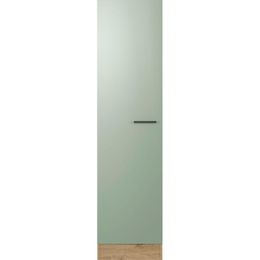 Flex-Well Vorratsschrank &raquo;Cara&laquo; 1 Stk. tlg. (B x H x T) 50 x 200 x 57 cm, mit viel Stauraum gr&uuml;n Holzwerkstoff Artisan Eiche, B/H/T: 50cm x 200cm x 57,1cm, 