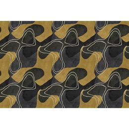 Livingwalls living walls Fototapete &raquo;Walls by Patel Terra&laquo; glatt Vlies, Wand gelb Vlies B/L: 4m x 2,7m