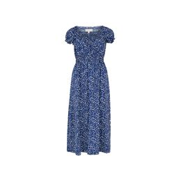 Apricot Kleid Damen Gr&ouml;&szlig;e 44 blau / wei&szlig; Sommerkleid