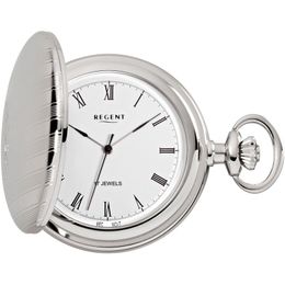 Regent Uhren Regent Herren Taschenuhr &raquo;P718-19437740&laquo; Herrenuhr, Handaufzug, Acrylglas, Geschenkidee silber Einheitsgr&ouml;&szlig;e