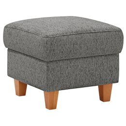 Home Affaire Polsterhocker &raquo;Palmera, B: 58 cm&laquo; mit Stauraum, Federkern grau 100% Polyester;Struktur (100% Polyester);Luxus-Microfaser in Lederoptik (