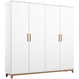 Rauch Dreht&uuml;renschrank &raquo;Kleiderschrank Schrank Garderobe W&auml;scheschrank Schlafzimmer CARLSSON&laquo; Breiten: 92/136/181 cm, H&ouml;he 203 cm, Griffe und F&uuml;&szlig;e in 
