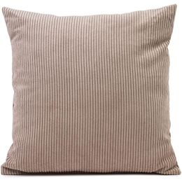G&ouml;zze Dekokissen &raquo;Capri Cord&laquo; beige Polyester B/L: 45cm x 45cm, 1 Stk.