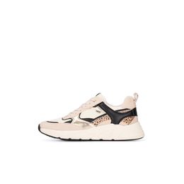 Posh By Poelman Sneaker 'Caro' Damen Gr&ouml;&szlig;e 36 beige / brokat / gold / schwarz Sommerschuhe