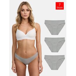 Tazzio Slip '3er-Pack F941' Damen Gr&ouml;&szlig;e L grau