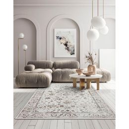 MERINOS Teppich &raquo;Creation 50112&laquo; rechteckig 10 mm H&ouml;he elegant, gl&auml;nzend, Kurzflor, pflegeleicht, Wohnzimmer beige Polyester B : 140cm 1 Stk., 10mm, L