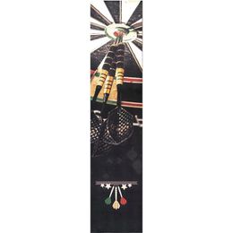 PRIMAflor-Ideen in Textil L&auml;ufer &raquo;Dartteppich STOKE&laquo; rechteckig 5 mm H&ouml;he Dartmatte mit offiziellem Spielabstand 237 cm, rutschhemmend schwarz 