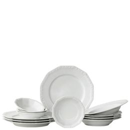 Rosenthal Tafelservice Maria weiss, Wei&szlig;, Keramik, 12-teilig, 40x30x30 cm, Essen & Trinken, Geschirr, Geschirr-Sets, Tafelservice
