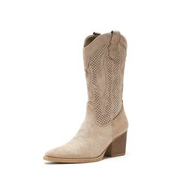 Salinyang Cowboy Boots female size 41 Nude