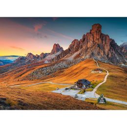papermoon Fototapete &raquo;Alpine Pass Dolomites&laquo; glatt bunt Vlies B/L: 2,5m x 1,86m, Bahnen: 5 Stk.