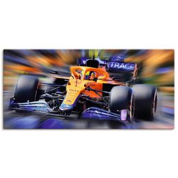 Artland Wandbild &raquo;Papaya z&auml;hlt !&laquo; Funsport 1 Stk. tlg. als Alubild, Leinwandbild, Poster, Wandaufkleber in verschied. Gr&ouml;&szlig;en orange Leinwand B/H/T: 40cm x 