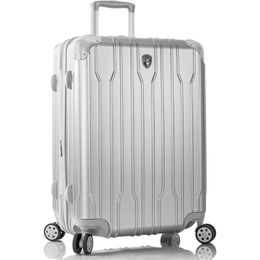 Heys Herren Hartschalen-Trolley &raquo;Xtrak, in verschiedenen Farben und Gr&ouml;&szlig;en&laquo; 77 l 4 Rollen Handgep&auml;ck-Koffer TSA Schloss Volumenerweiterung silber B/H/