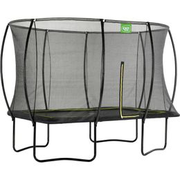 EXIT Gartentrampolin &raquo;Silhouette&laquo; mit Sicherheitsnetz schwarz B/L/T: 366cm x 244cm x 244cm
