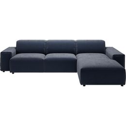 Home Affaire Ecksofa &raquo;Glimminge auch in Breitcord, Feincord, Boucl&eacute; + Easy care-Bezug&laquo; L-Form, Breite 294, Zierkissen blau 100% Polyester B/H/T: 294cm