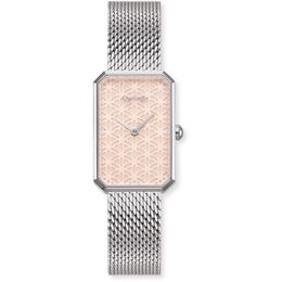 Engelsrufer Damen Quarzuhr &raquo;Lebensblume&laquo; Armbanduhr, Damenuhr, Edelstahlarmband, analog silber Einheitsgr&ouml;&szlig;e