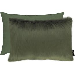 Apelt Dekokissen &raquo;Lars&laquo; gr&uuml;n Obermaterial: 50% Polyacryl, 50% Polyester. F&uuml;llung: 100% Polyester B/L: 45cm x 45cm, 1 Stk.