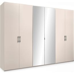 set one by Musterring Dreht&uuml;renschrank &raquo;Henderson&laquo; mit Spiegel, in 2 Breiten, inkl. Fachb&ouml;den und Kleiderstangen beige Holzwerkstoff B/H/T: 301cm x 