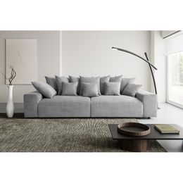 WERK2 Big-Sofa &raquo;Maxi 290 cm B modern und bequem&laquo; Cord, XXL grau 90% Polyester, 10% Nylon B/H/T: 290cm x 78cm x 132cm, Cord