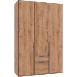 wimex Kleiderschrank &raquo;New York&laquo; wahlweise 208 oder 236cm hoch braun B/H/T: 135cm x 208cm x 58cm, Schubladen: 2 Stk. T&uuml;ren: 3 Stk.