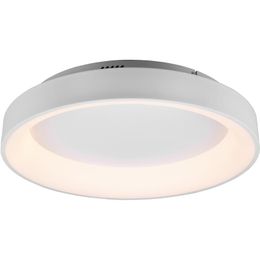 Trio Leuchten LED Deckenleuchte &raquo;GIRONA&laquo; LED-Modul 1 Stk. Farbwechsler integrierter Dimmer, Lichtfarbe stufenlos einstellbar, Nachtlicht wei&szlig; 1, &Oslash; 
